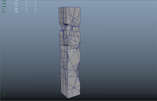 MAYAのTransfer maps 機能を使ってノーマルマップを簡単に作る方法。崩れた柱やメカパーツを作る参考事例を書きましたよ ...