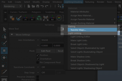 MAYAのTransfer maps 機能を使ってノーマルマップを簡単に作る方法。崩れた柱やメカパーツを作る参考事例を書きましたよ ...
