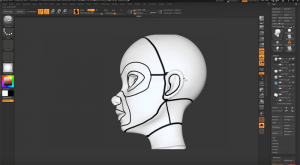 Zbrush2018の新機能「PolyGroupIt」を使って綺麗な顔のトポロジーを簡単に作り上げる方法！ • 3DCG最新情報サイト MODELING HAPPY