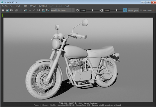 mayaでバイクをモデリングしてます。管理人のつぶやき • 3DCG最新情報サイト MODELING HAPPY