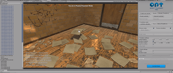物理配置で大量のオブジェクトを簡単に配置できるUnityツール「Object Placement Tool」 • 3DCG最新情報サイト ...
