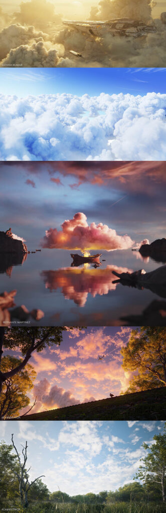 Cloudscapes 211種類のフォトリアルな雲をBlenderで1クリック配置出来るクラウドコレクション • 3DCG最新情報サイト MODELING HAPPY