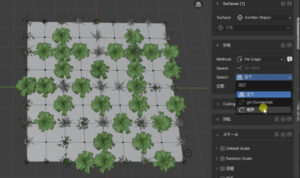 Geo-Scatter Blenderで大量のモデルを配置するのに便利な99ドルの高額アドオンを実際に使ってみたので導入方法からどんな事が ...