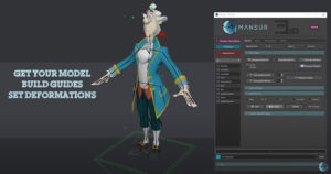 Mansur-Rig Mayaで簡単にキャラクターセットアップに使えるプラグインMansur-Rigが無料で使用出来るようになりました ...