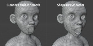 Shape Key Smoother シェイプキーを使用する事で元のボリュームと形状を維持しながら滑らかな形状にしてくれるBlender用アドオン • 3DCG最新情報サイト MODELING ...