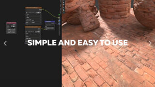Parallax Node – Blenderでテクスチャにパララックスマッピングを追加し、疑似的な凹凸や奥行きを再現できる無料ノード • 3DCG最新情報サイト MODELING HAPPY